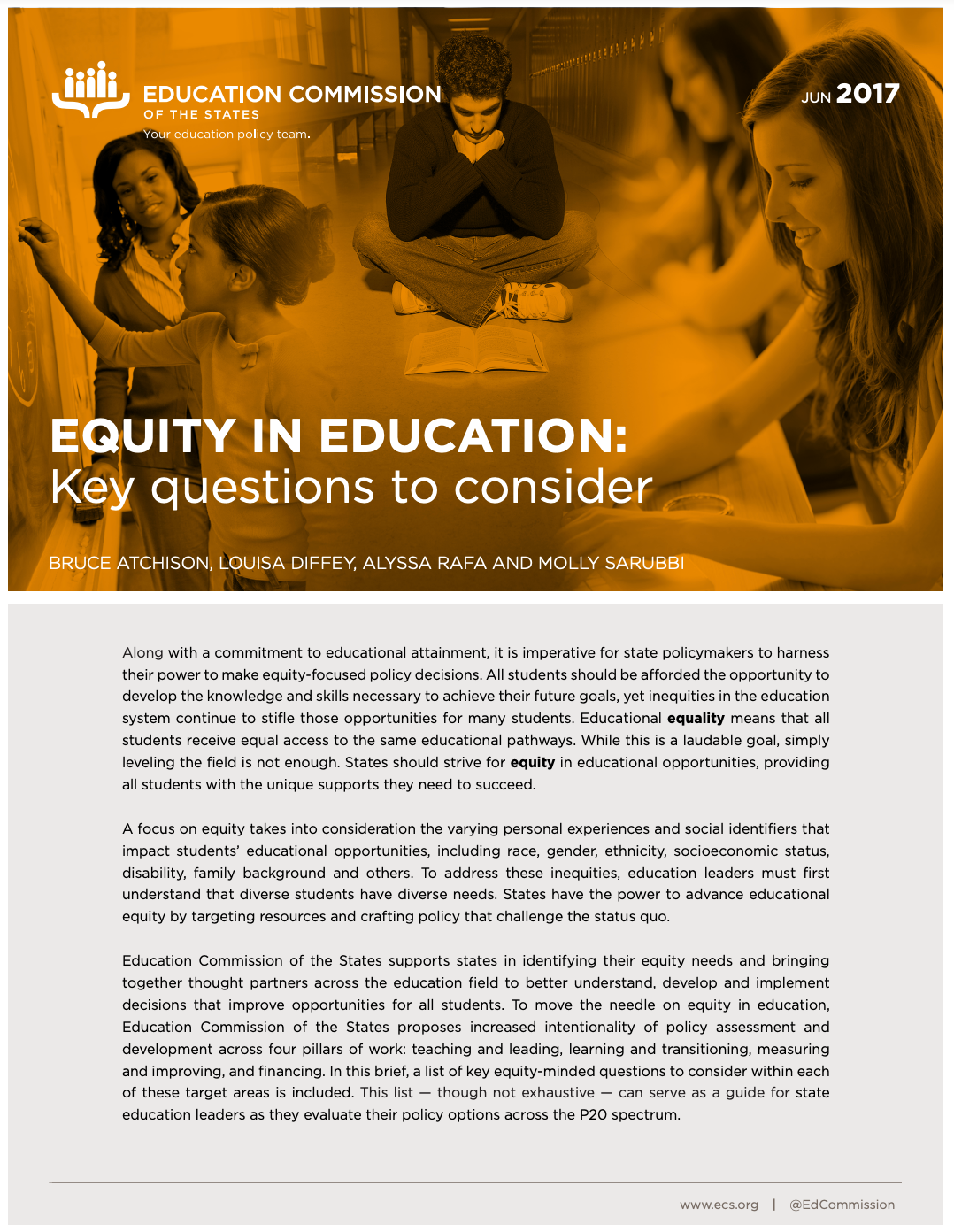 Equity in Education: Key questions to consider - Education Commission ...